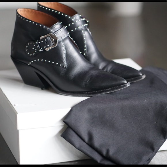Givenchy | Shoes | Givenchy Elegant Studded Western Booties | Poshmark